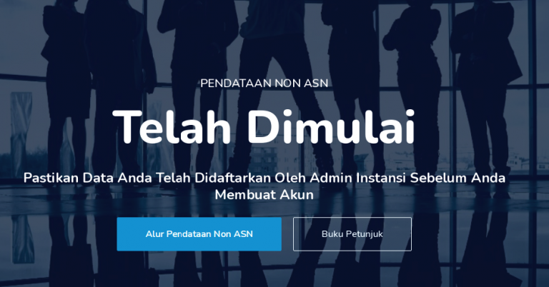 Login Pendataan-NonAsn.Bkn.go.id Untuk Daftar Pendataan Tenaga Honorer
